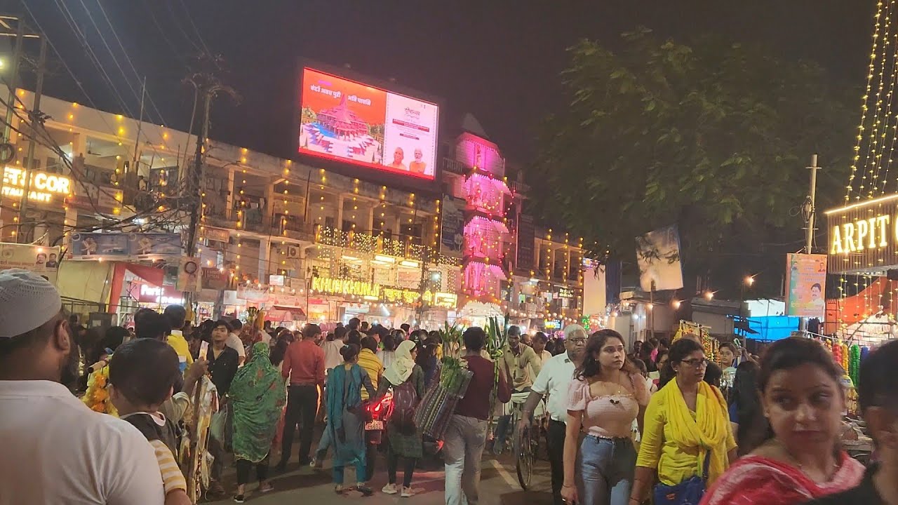 Diwali in Lucknow at Bhootnath - YouTube