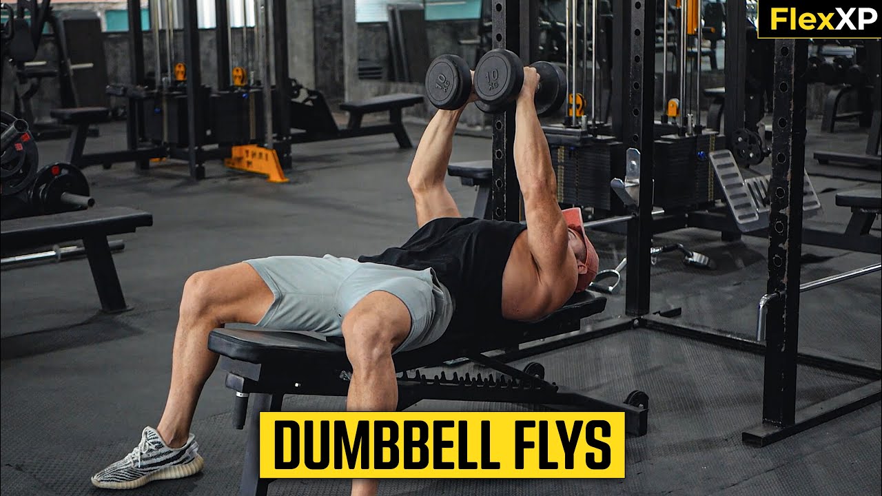 Dumbbell Flys Form & Tutorial Guide (30 Seconds) - FlexXP - YouTube