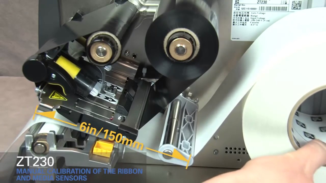 How To Zebra ZT230 Calibrate Ribbon And Media Sensors YouTube how-to-zebra-zt230-calibrate-ribbon-and-media-sensors-youtube