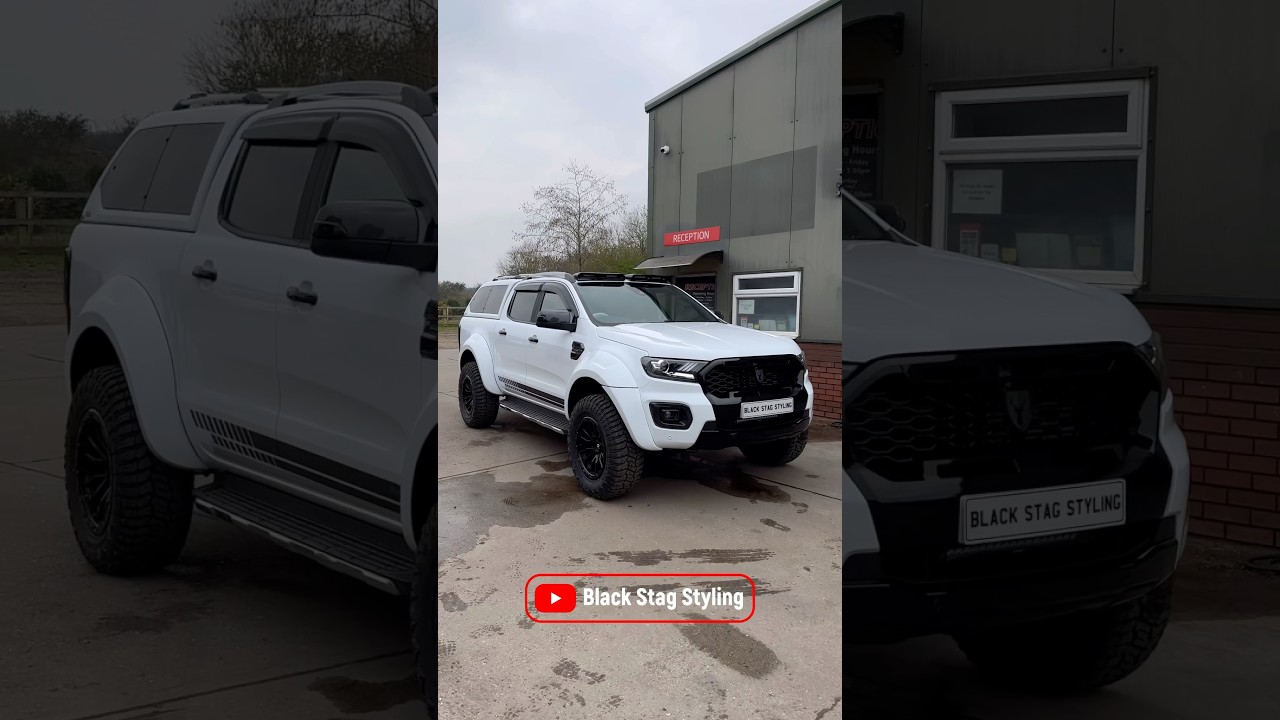 🔥 Check out our finished Ford Ranger Wildtrak, transformed into a Black ...