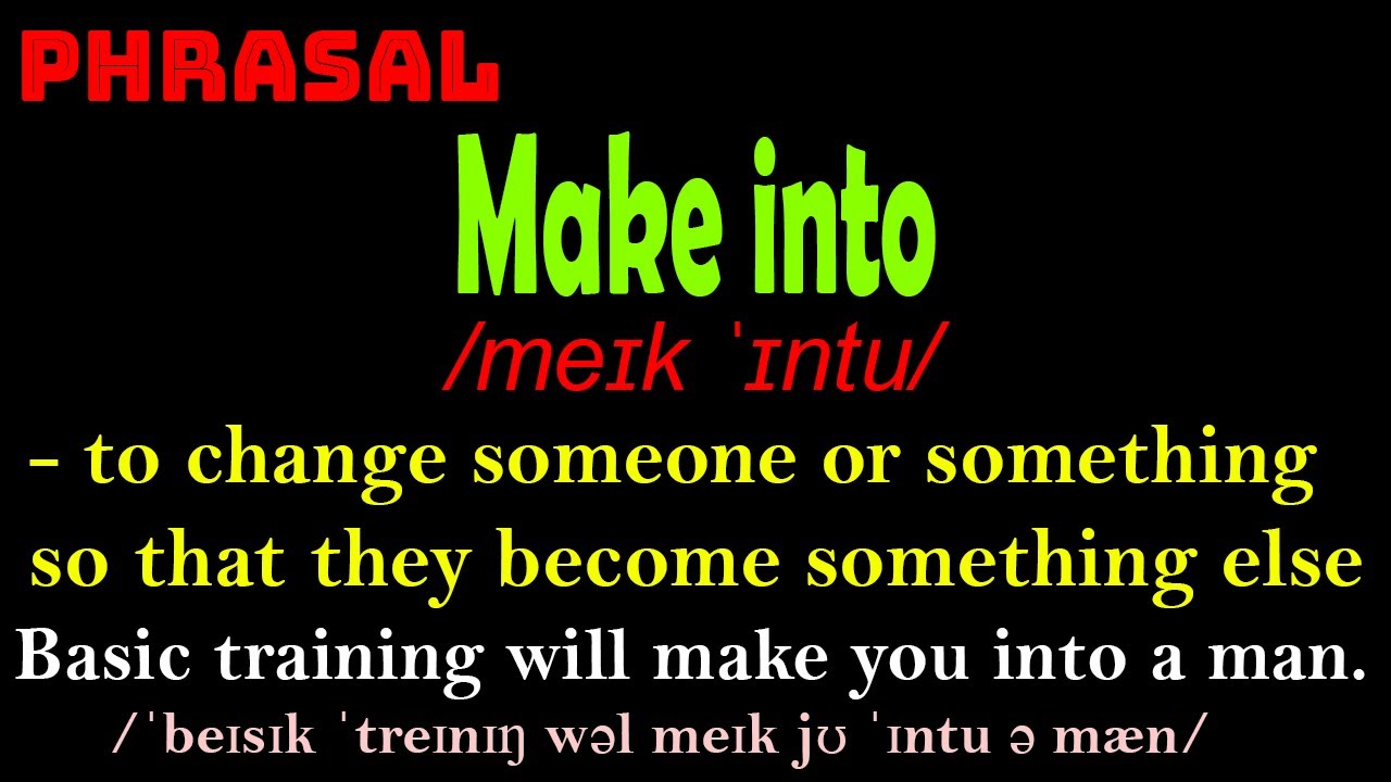 PHRASAL MAKE - Improve your English listening, speaking skills ...