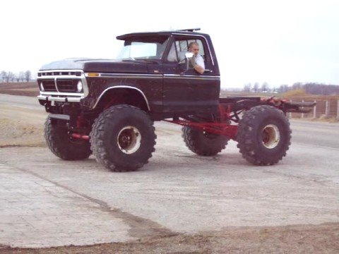 77 ford f 250 with a 46o - YouTube