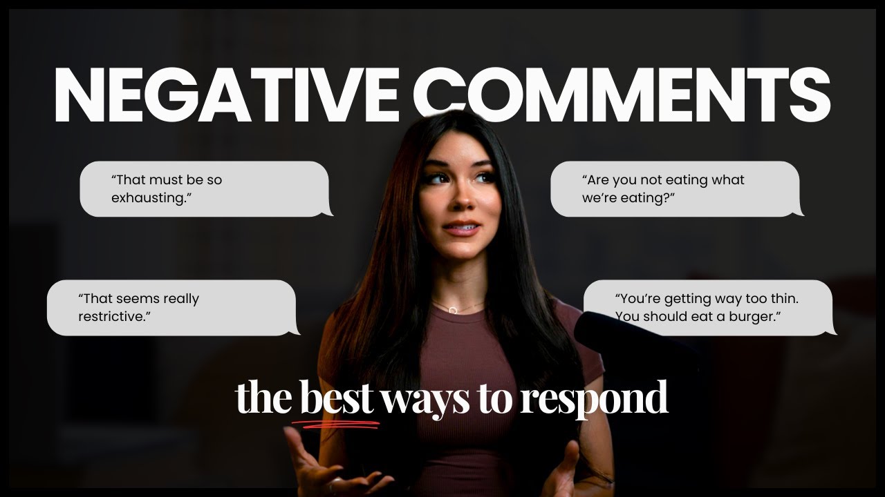 E. 135 How to Handle Unwanted Comments About Your Goals & Boundaries ...