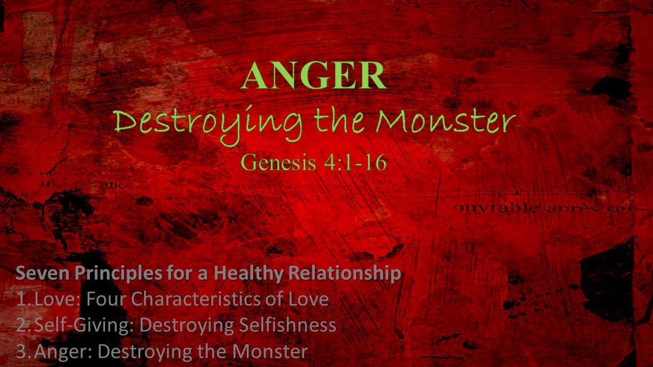 5/7/2023 - ANGER: Destroying the Monster - YouTube