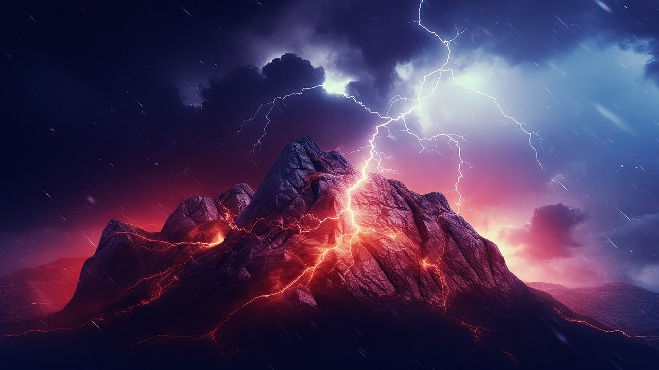 Strong Stormy Night with Heavy Rainstorm & Very Loud Thunder ⚡ ...