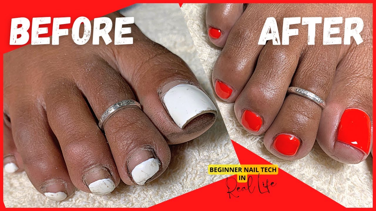 Pedicure Transformation ️ - YouTube