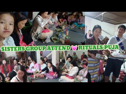SISTER  THONG, RITUAL PUJA ATTEND  SISTERS GROUP