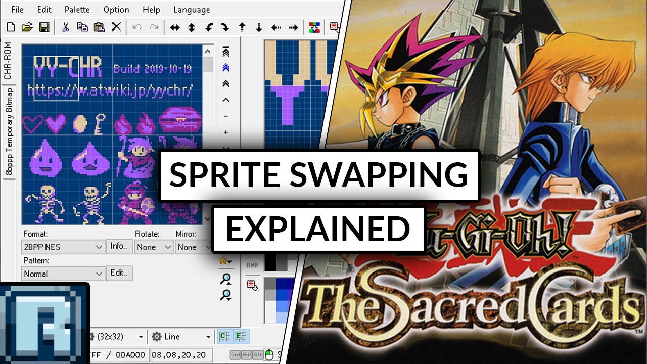 GBA Sprite Swapping Explained - YY-CHR + ROM Patching - YouTube