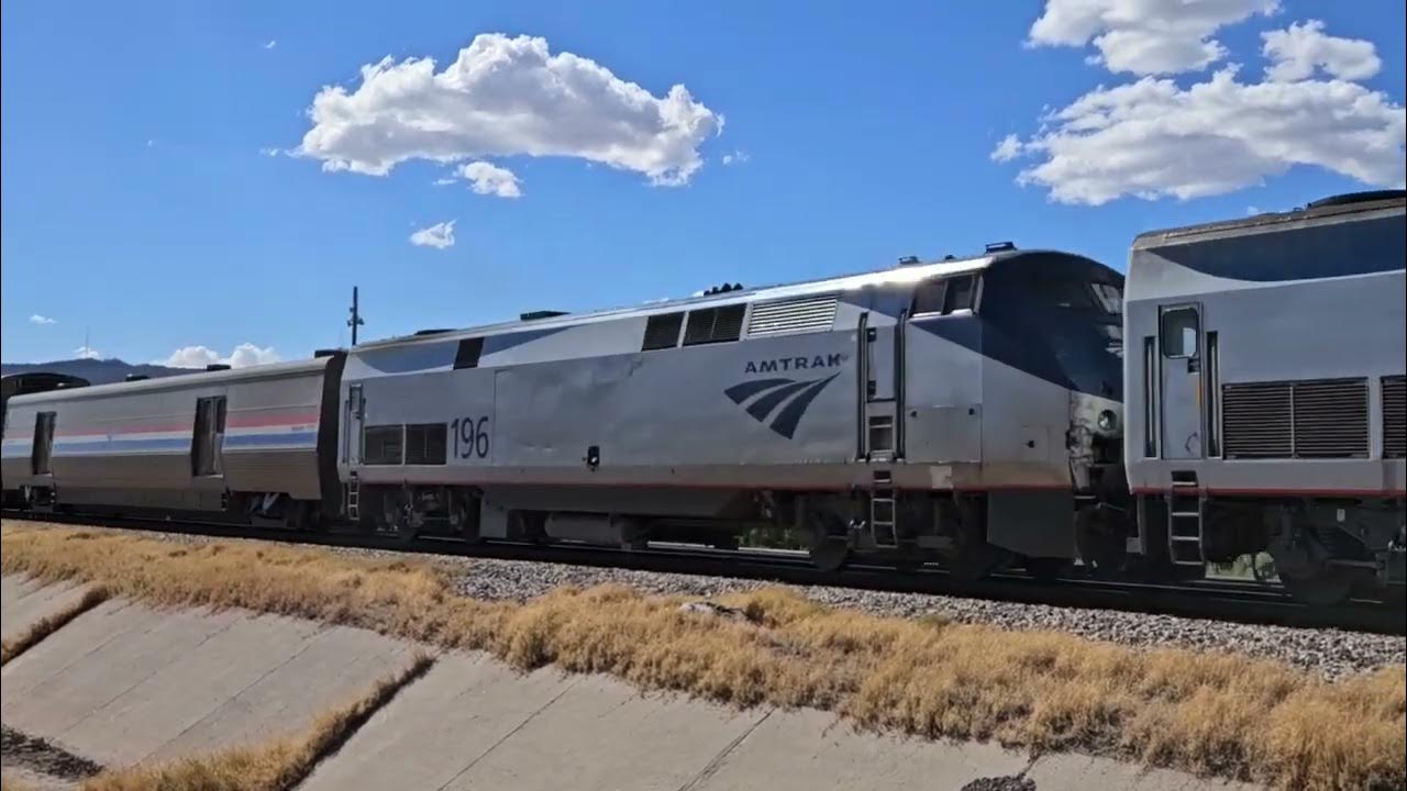Amtrak Eastbound Sunset Limited Texas Eagle train #2 departing from El Paso TX 06/22/24 - YouTube