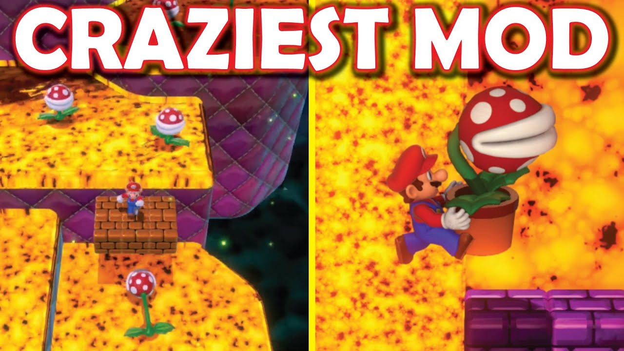 Super Mario 3D World: Floor is Lava (UPDATED MOD) - Crazy Super Mario ...