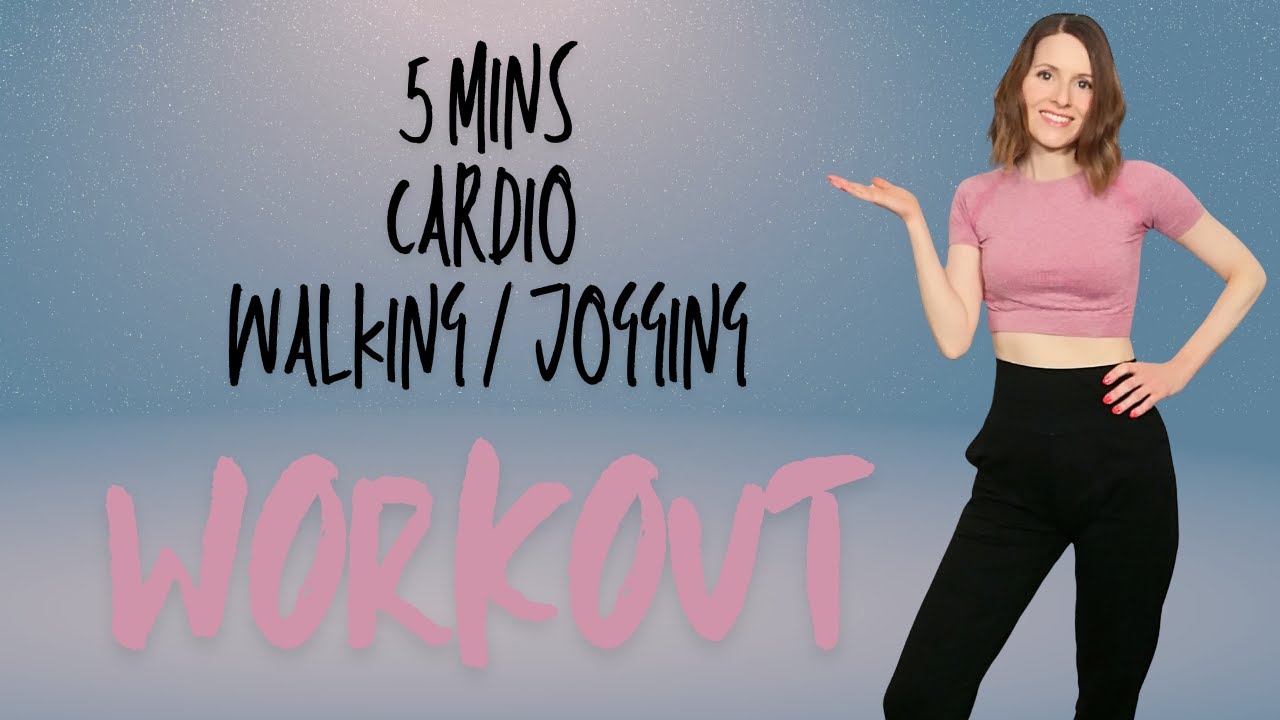 5 MINS FAST DANCY CARDIO WALKING WORKOUT / Super Fun / High Energy ...