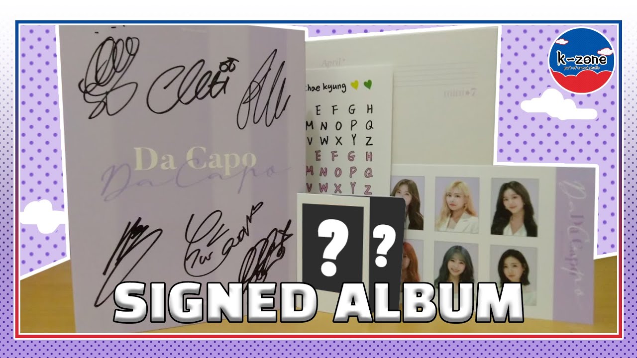 K Zone #3 | Unboxing Signed "Da Capo" Album by APRIL | - YouTube