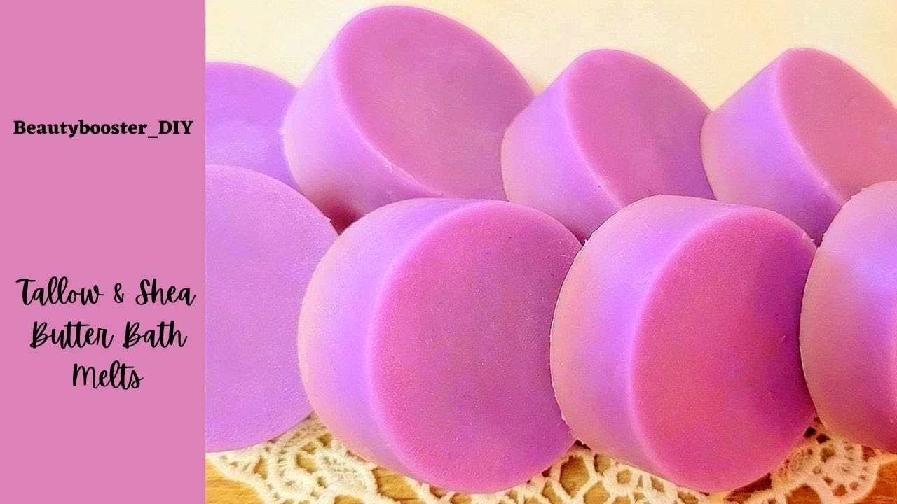 Tallow & Shea Butter BATH MELTS - YouTube