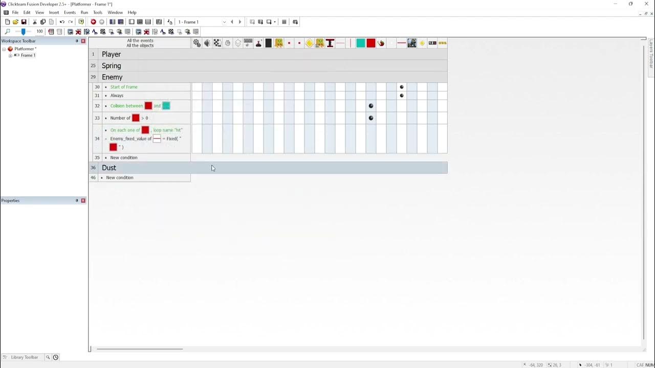 Clickteam Fusion 2 5 Tutorial - Platformer Pt.11 - YouTube