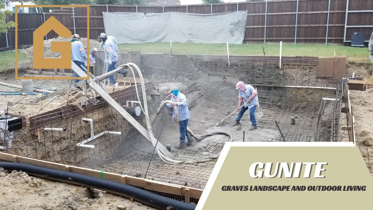 Gunite Installation - YouTube