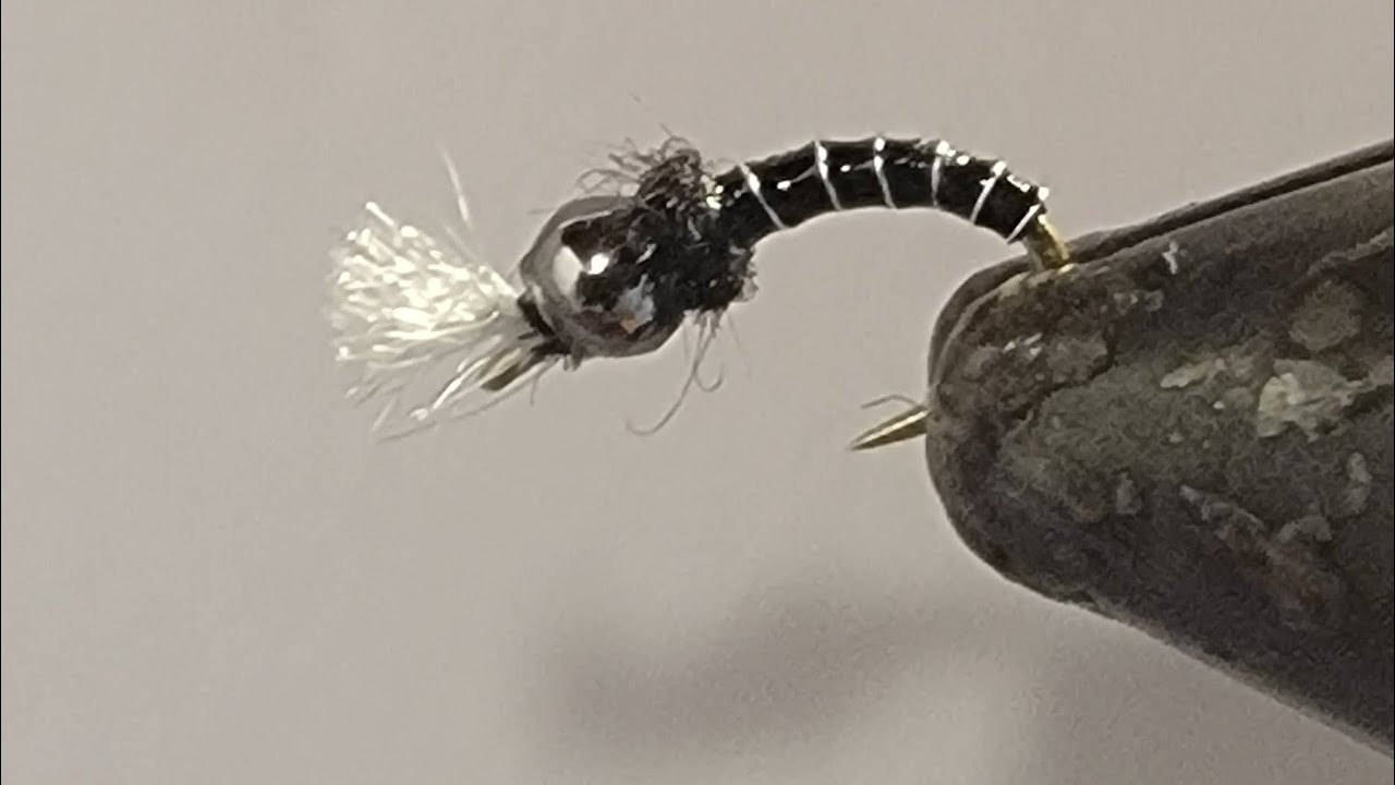 Emerging Zebra Midge - TNFlies - YouTube