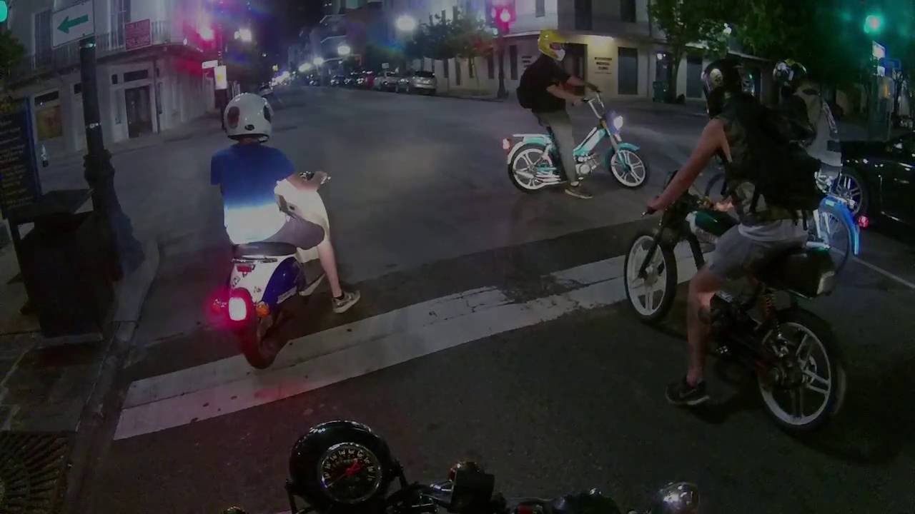 Moped Mayhem in New Orleans (2016) - YouTube