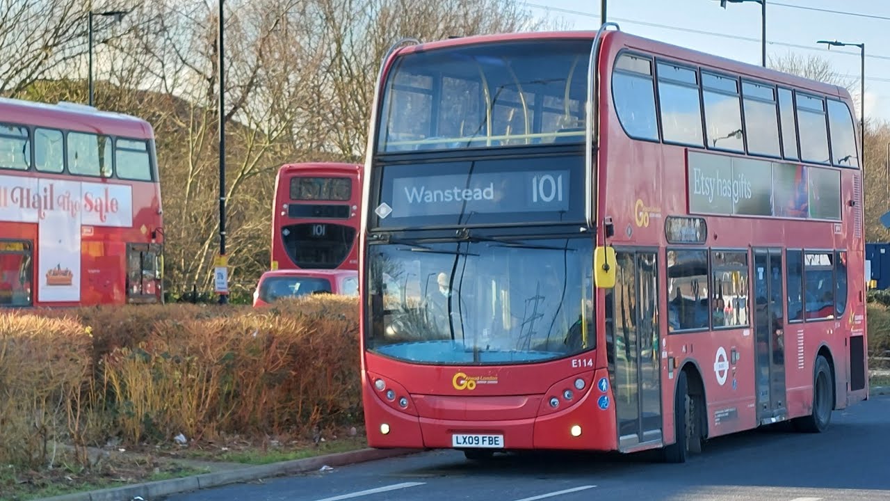 FRV - Go-Ahead London LX09 FBE E114 - 101 Beckton Station - Wanstead ...