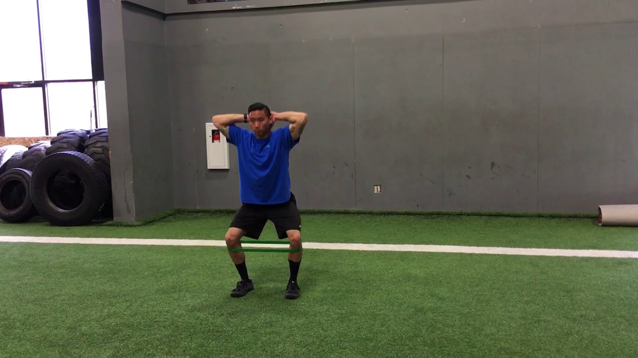 BW Squat + Mini Band - YouTube