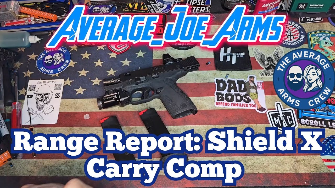 M&P Shield X Carry Comp Range Report - YouTube