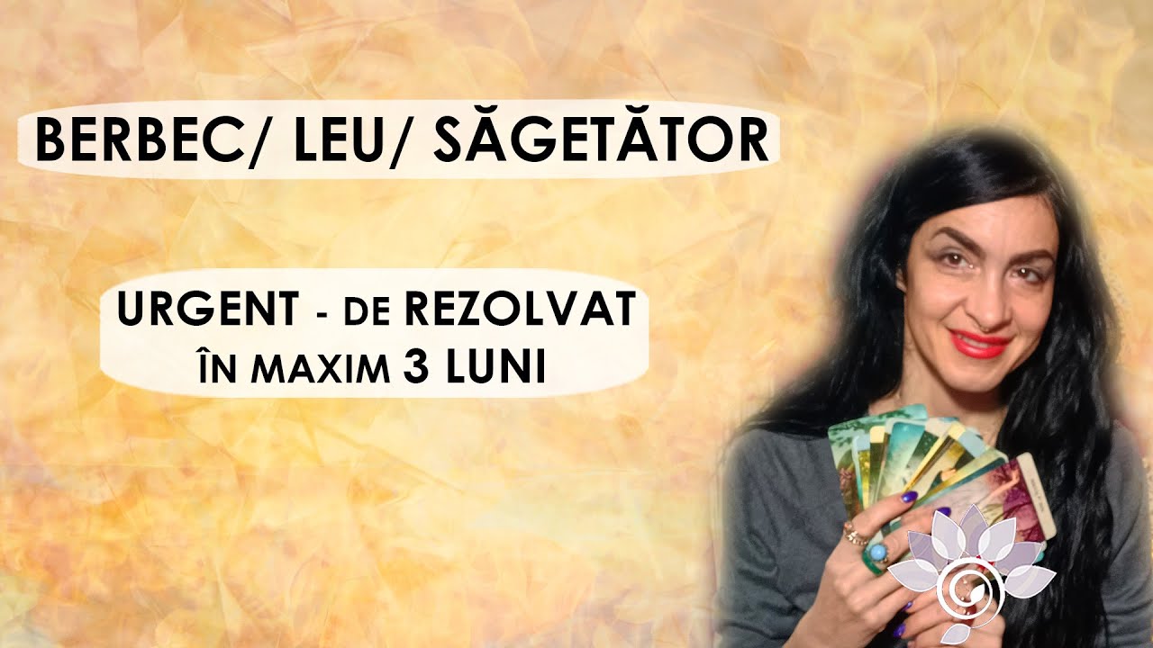 BERBEC/ LEU / SĂGETĂTOR - Prioritatea pt. următoarele 3 Luni - Îți ...