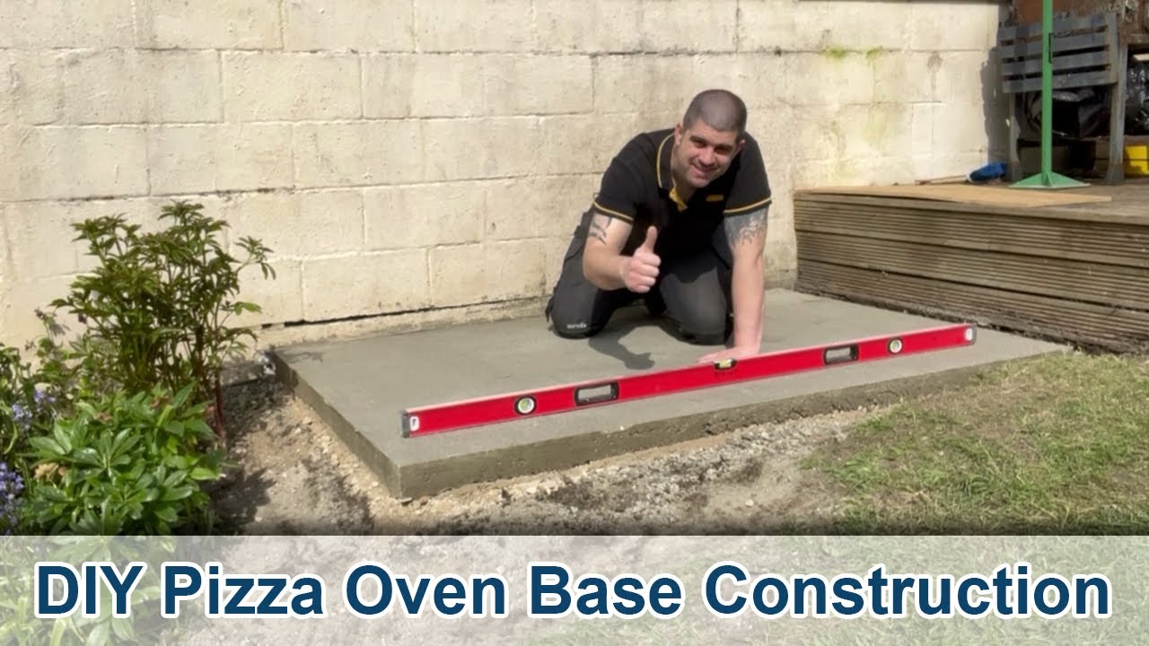 DIY Concrete Base For a Pizza Oven - YouTube