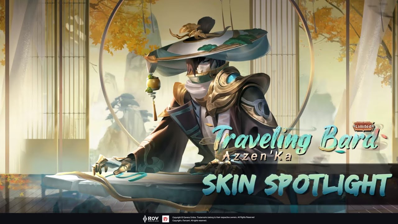 SKIN Spotlight | Traveling Bard Azzen'Ka - YouTube