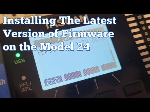 Installing The Latest Version of Firmware on the Model 24 - YouTube