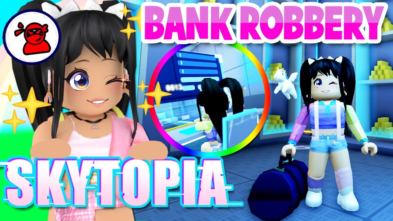 How To *ROB THE BANK* in SKYTOPIA (roblox) *NEW GAME SECRET* - YouTube