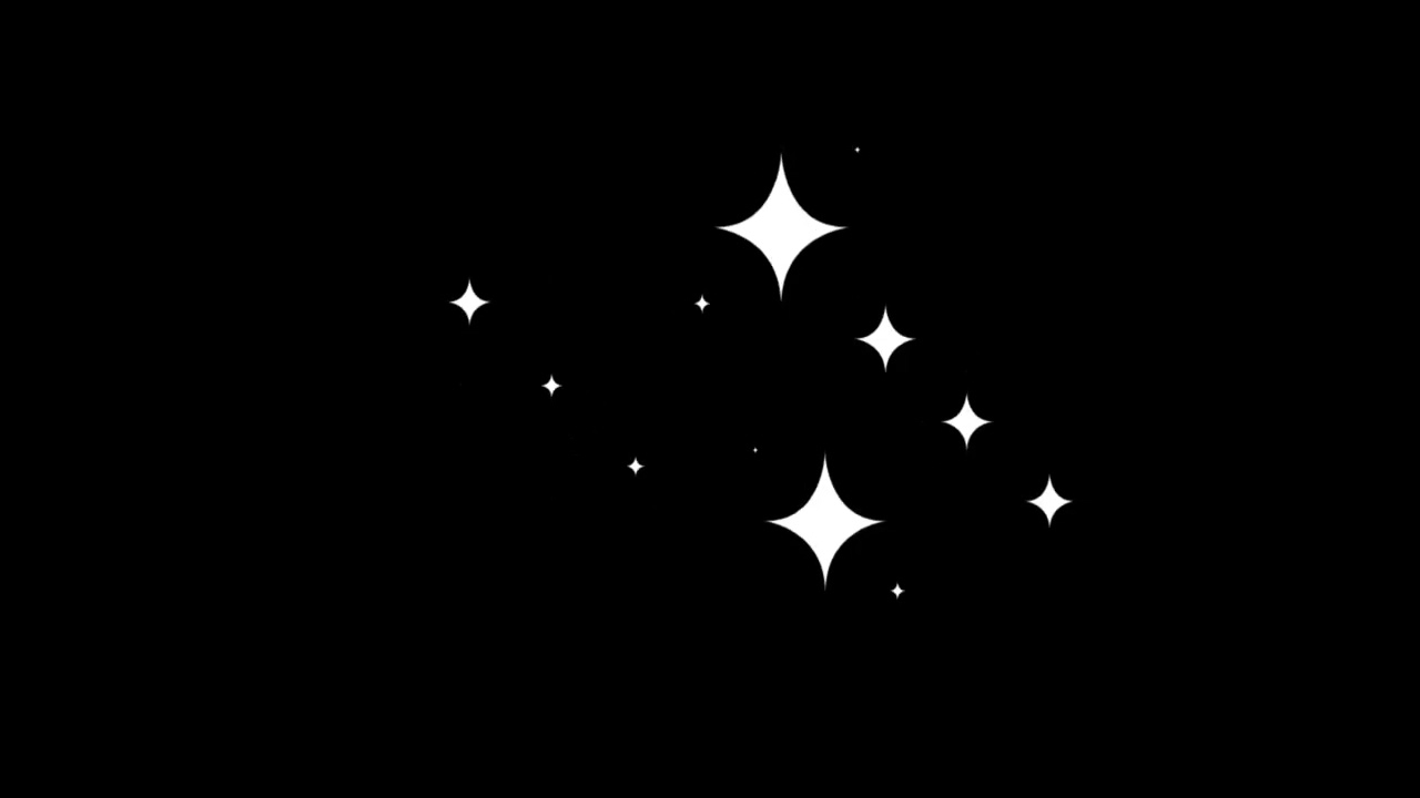 Sparkle Effect in Black Screen - YouTube