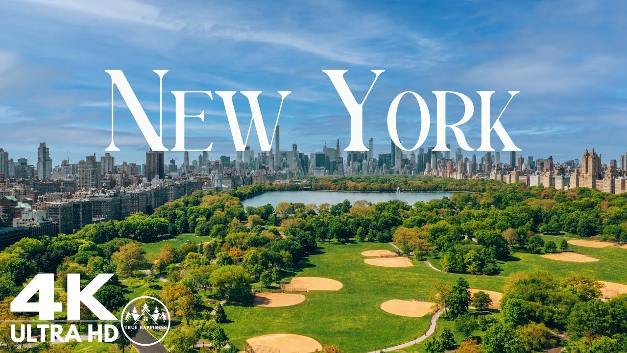 Beautiful scenery NEW YORK - Scenic Relaxation Film With Calming Music ...