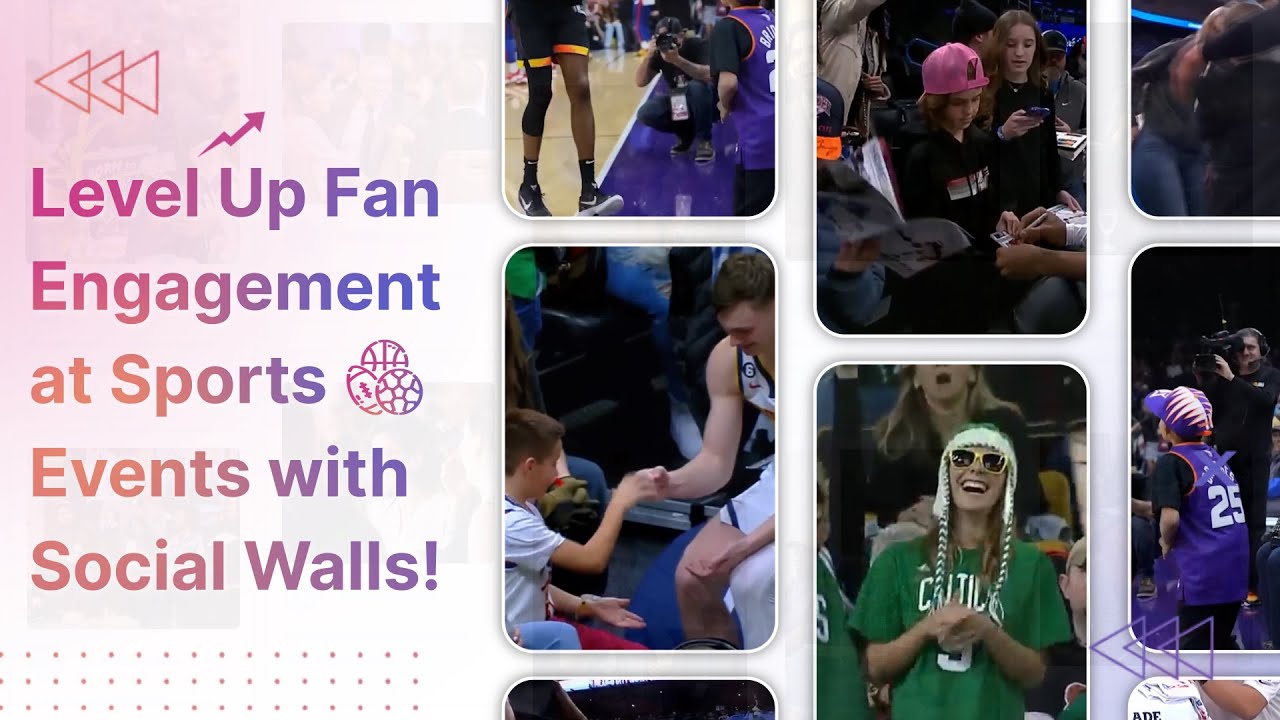Level Up Fan Engagement at Sports Events with Social Walls! 🏟️🔥 | Real ...