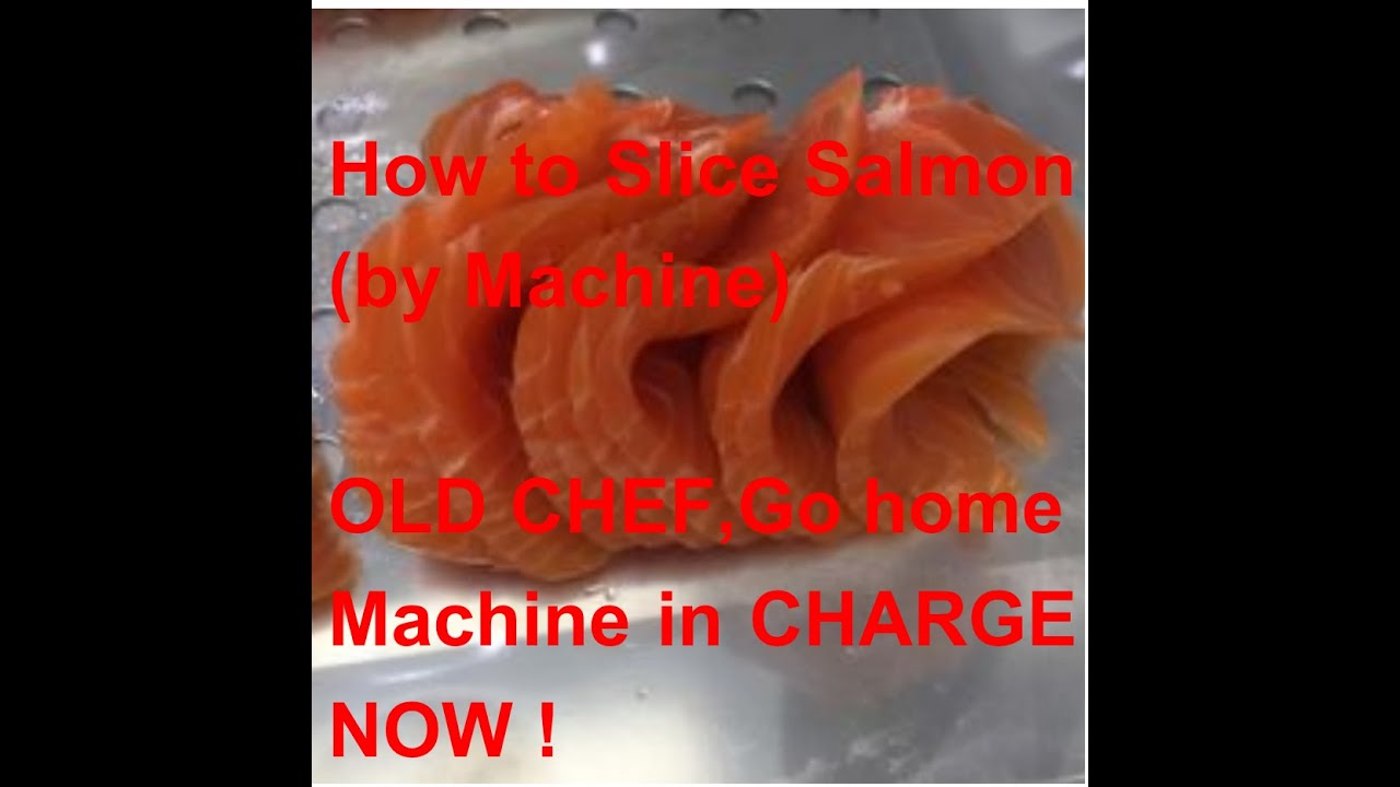 Meat Processing Machine | How To Slice Salmon for Sushi (By Machine) | Meat Slicer | Salmon ...