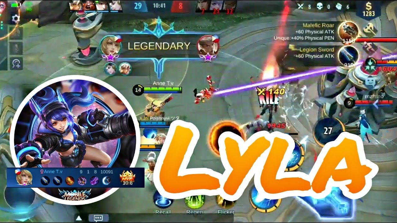 LYLA LEGENDARY | Mobile Legends Bang Bang - YouTube