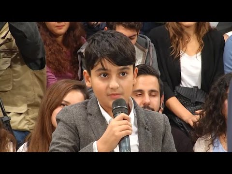 9 yaşındaki Yamaç Kılıçdaroğlu'nu terletti