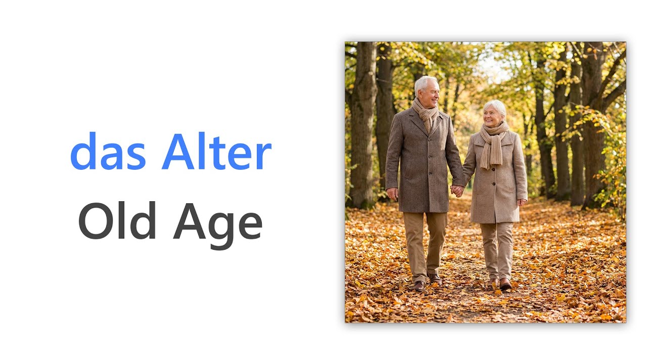 54 German Words for Old Age & Retirement | B1 German Vocabulary ...