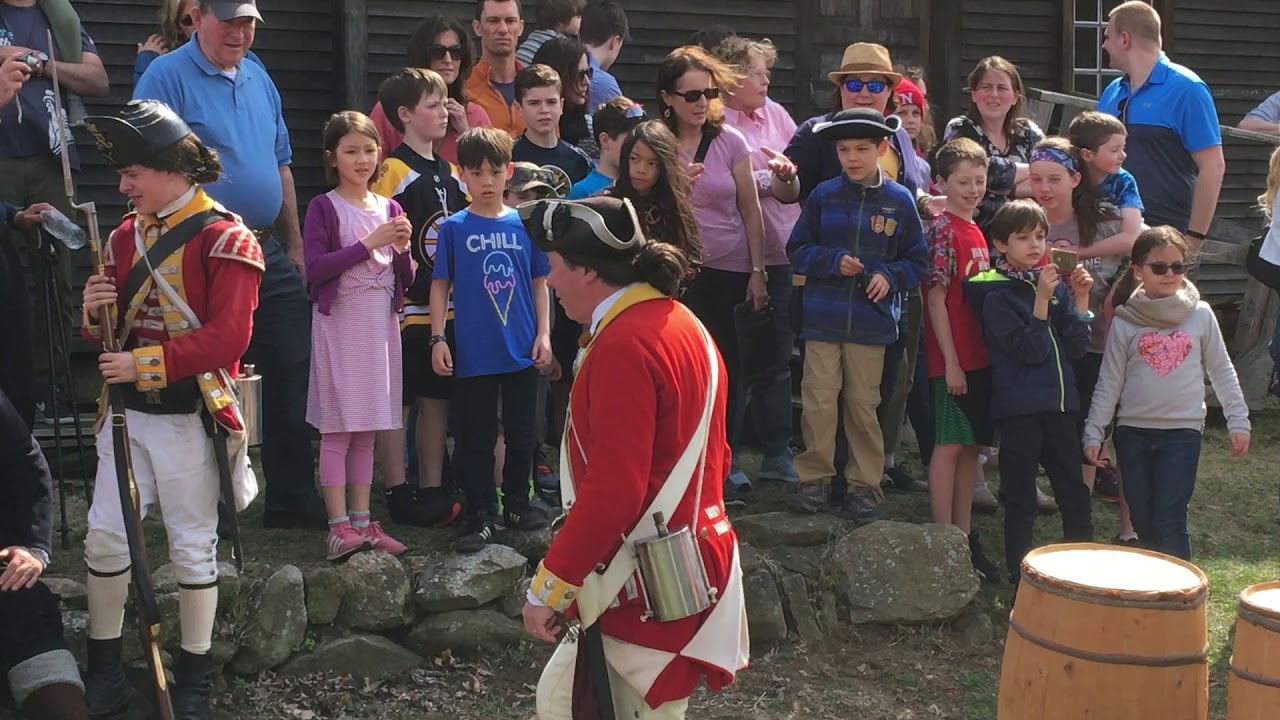 colonel barrett's farm re-enactment, part 1. - YouTube