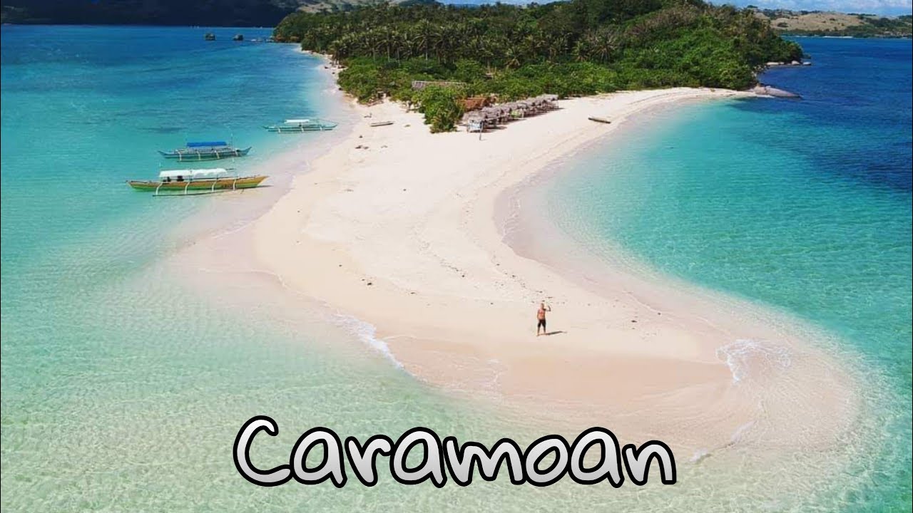 CARAMOAN ISLAND. Cotivas Island, Manlawi Sandbar and Guinahonan Island ...