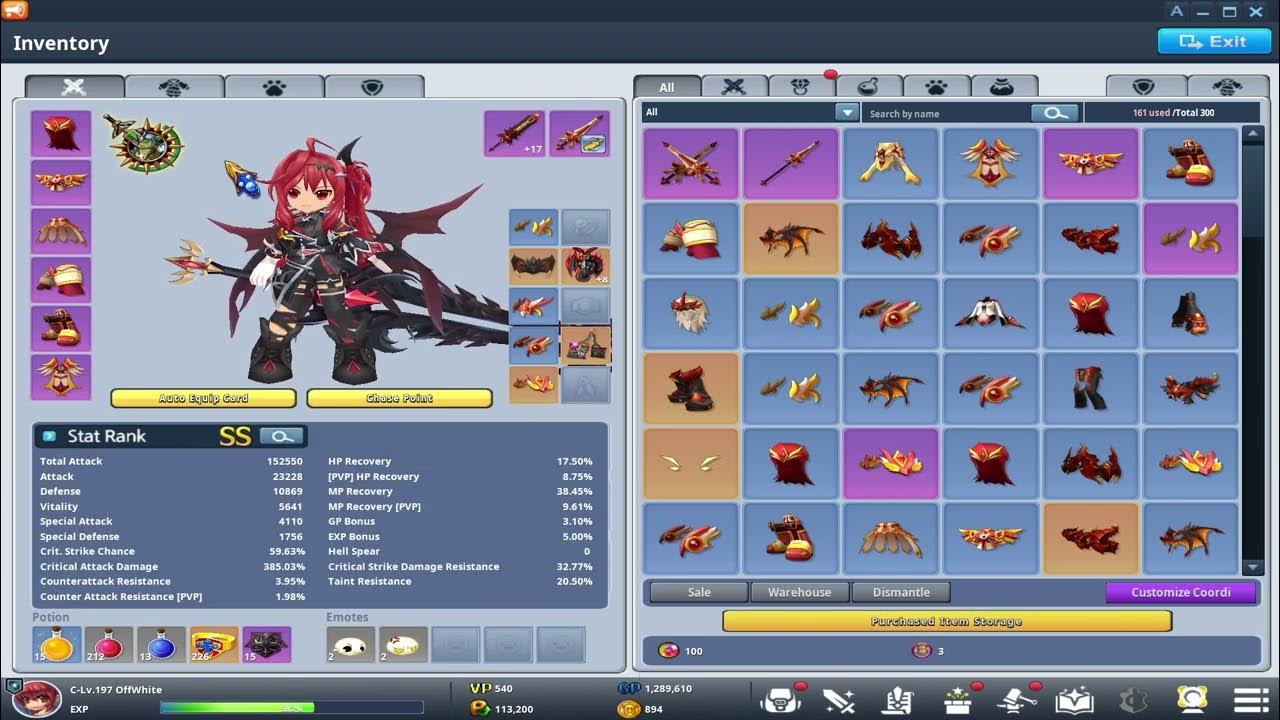 Grand Chase Classic - Elesis Stats - YouTube