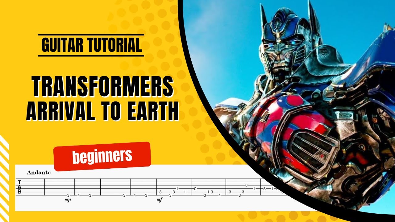 Transformers Soundtrack guitar tabs - YouTube