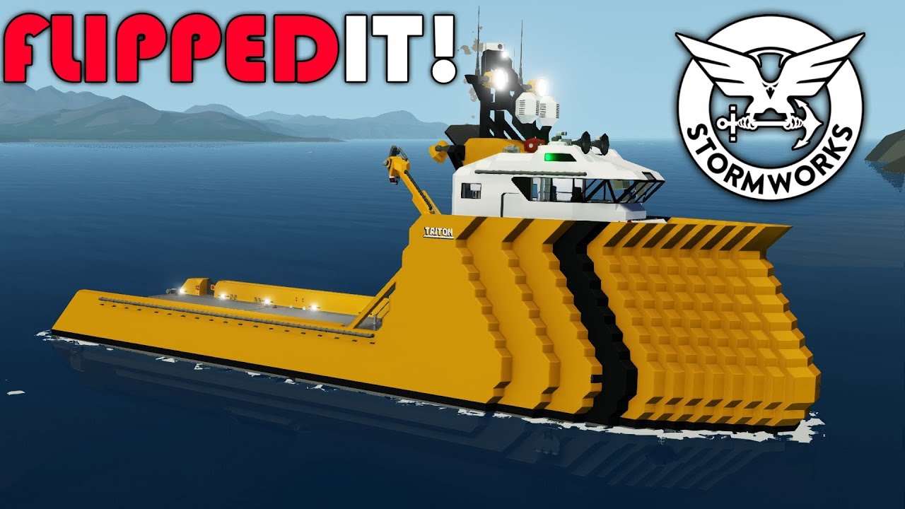 Trying To Lift A Truck Full Of Water! - Stormworks Gameplay - YouTube