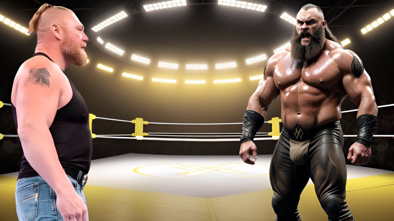 FULL SEGMENT - Brock Lesnar vs Braun Strowman | Iron Man Match 2025 ...