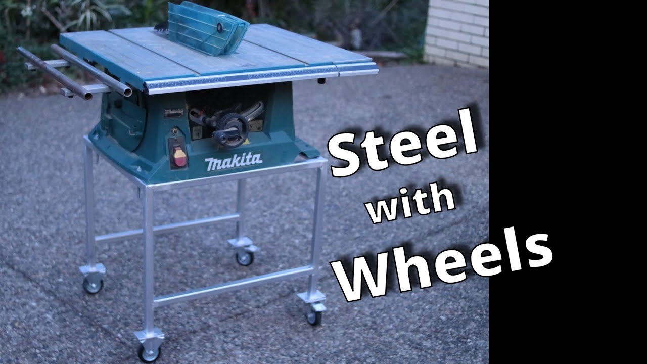 DIY Frame for Table Saw - YouTube