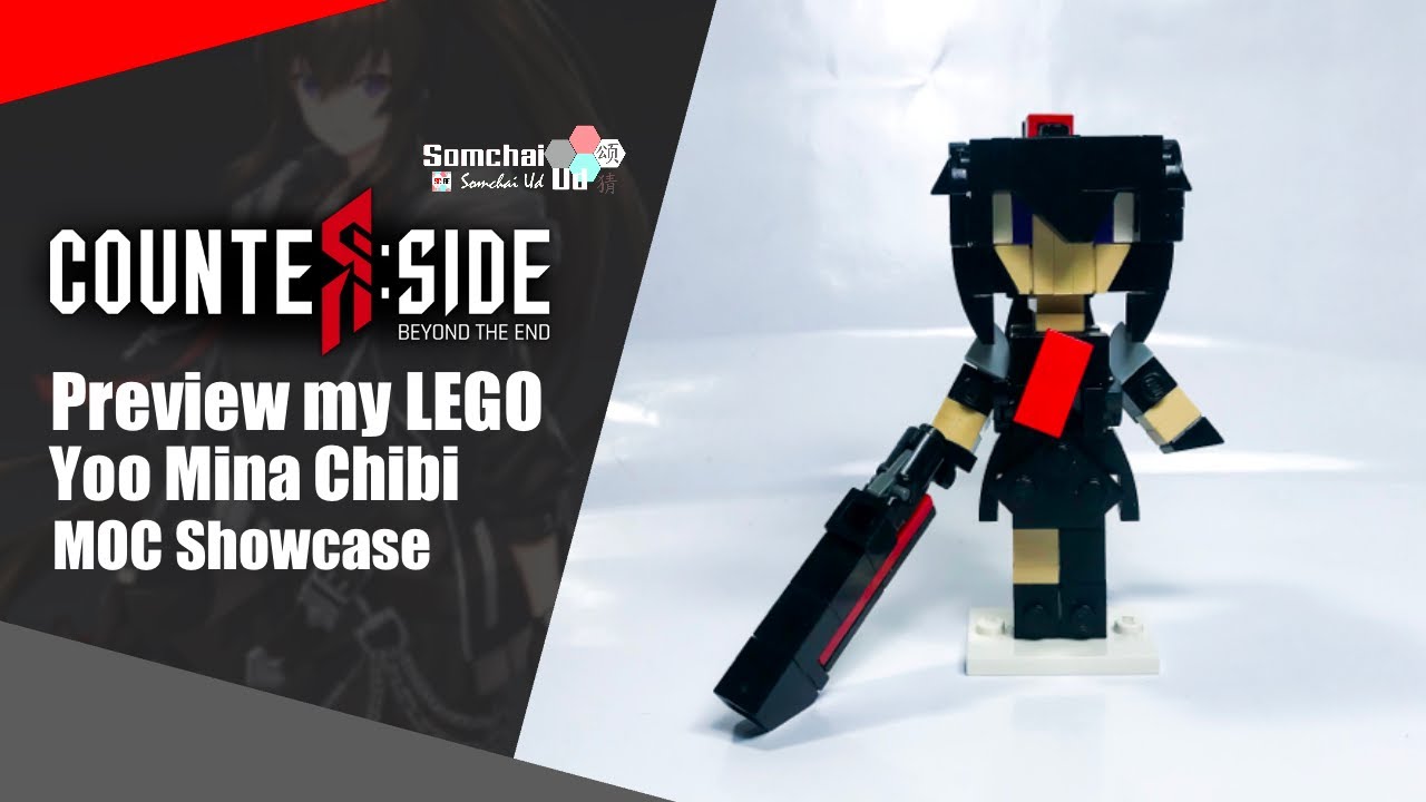 Preview my LEGO Counter:Side Yoo Mina Chibi | Somchai Ud - YouTube