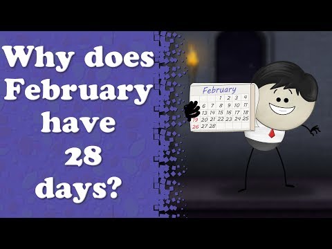 Why does February have 28 days? | #aumsum #kids #science #education #children