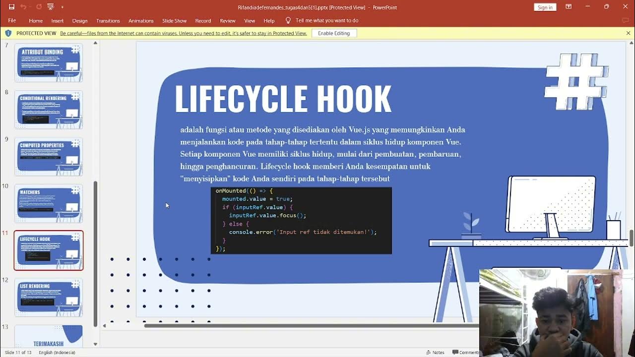 Rifandiadefernandes_233510441 || Tugas live coding vite vue Java script - YouTube