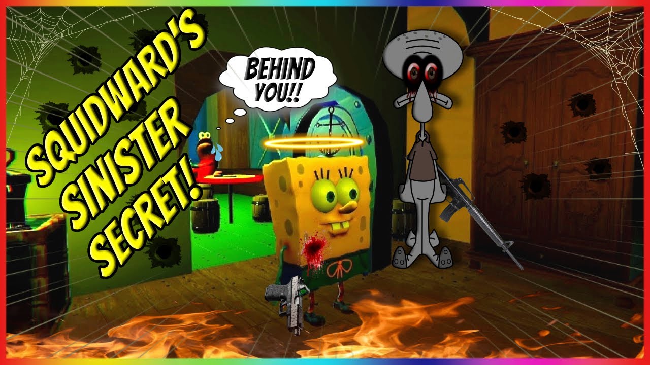 Squidward's Sinister Secret! 😱 Squidward's Shadow Funny Moments! - YouTube