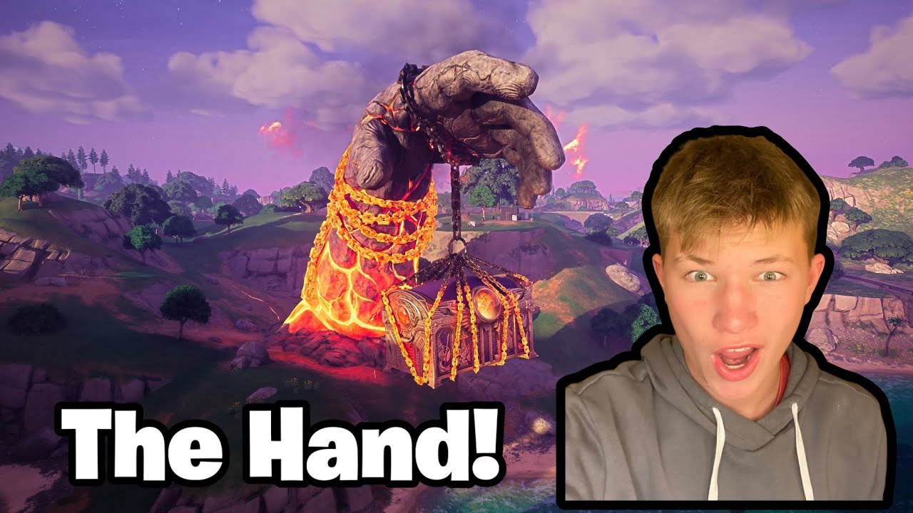 GBG Reacts to THE HAND EVENT in Fortnite! - YouTube