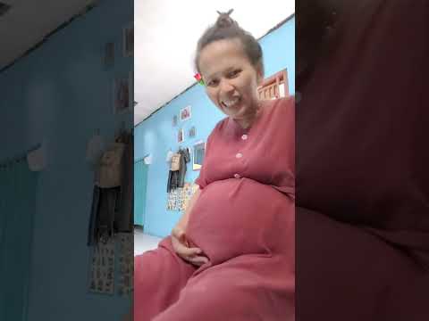 ELUS ELUS PERUT BUMIL 9 BULAN | PESONA BUMIL TUA #pregnant #hamil #bumil