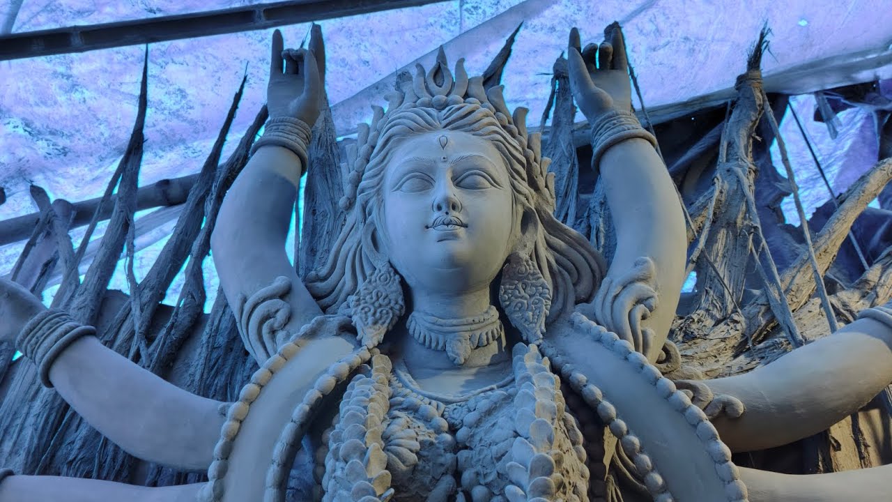 #3 Durga Puja preparation at Delha, Dhaniya Bagicha, Gaya Bihar. - YouTube